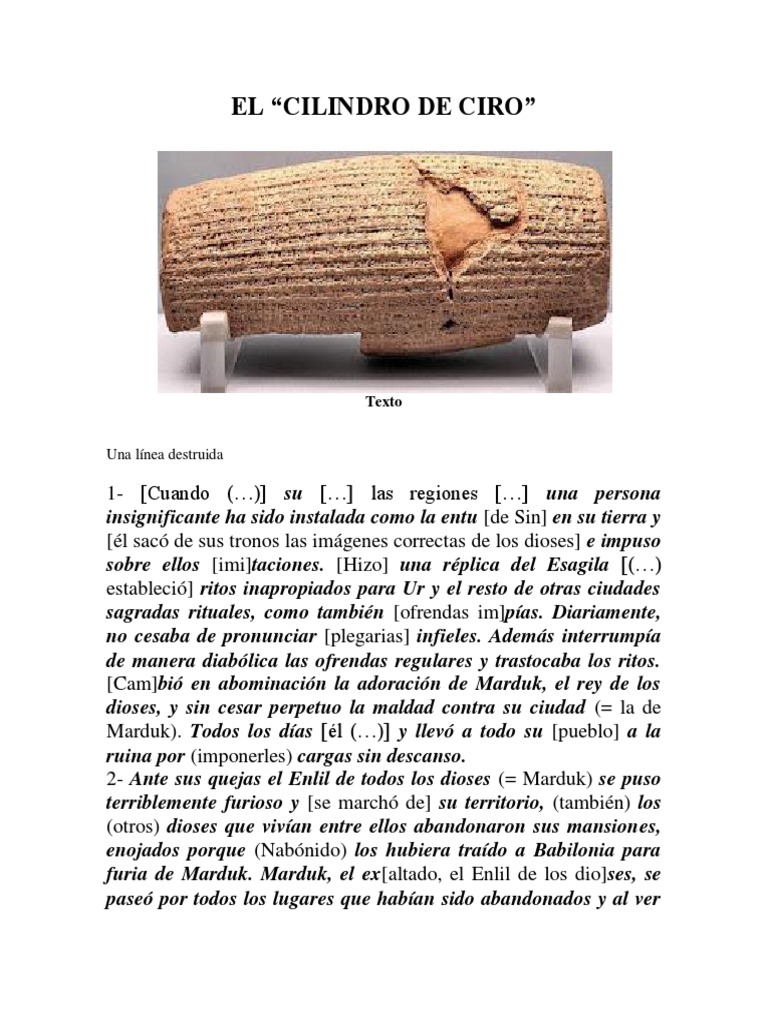 Persa - El Cilindro de Ciro | PDF