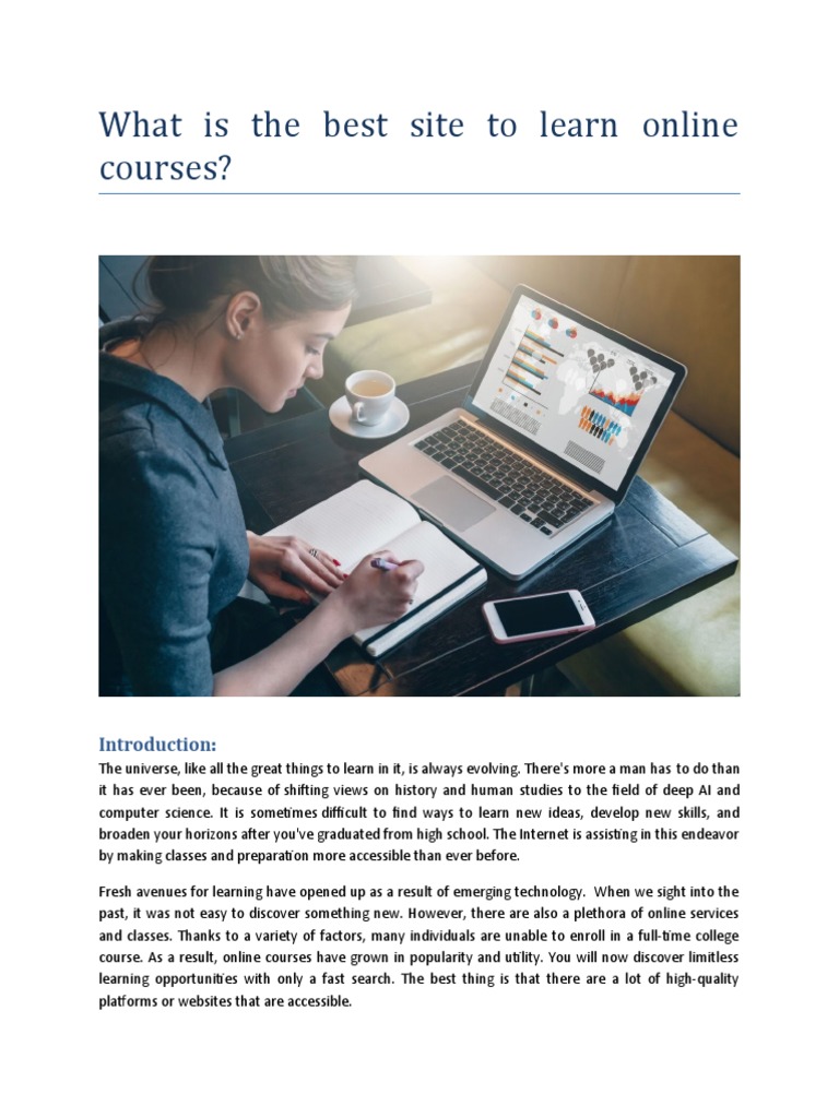 Top Online Learning Platforms Overview | PDF | Educational Technology ...