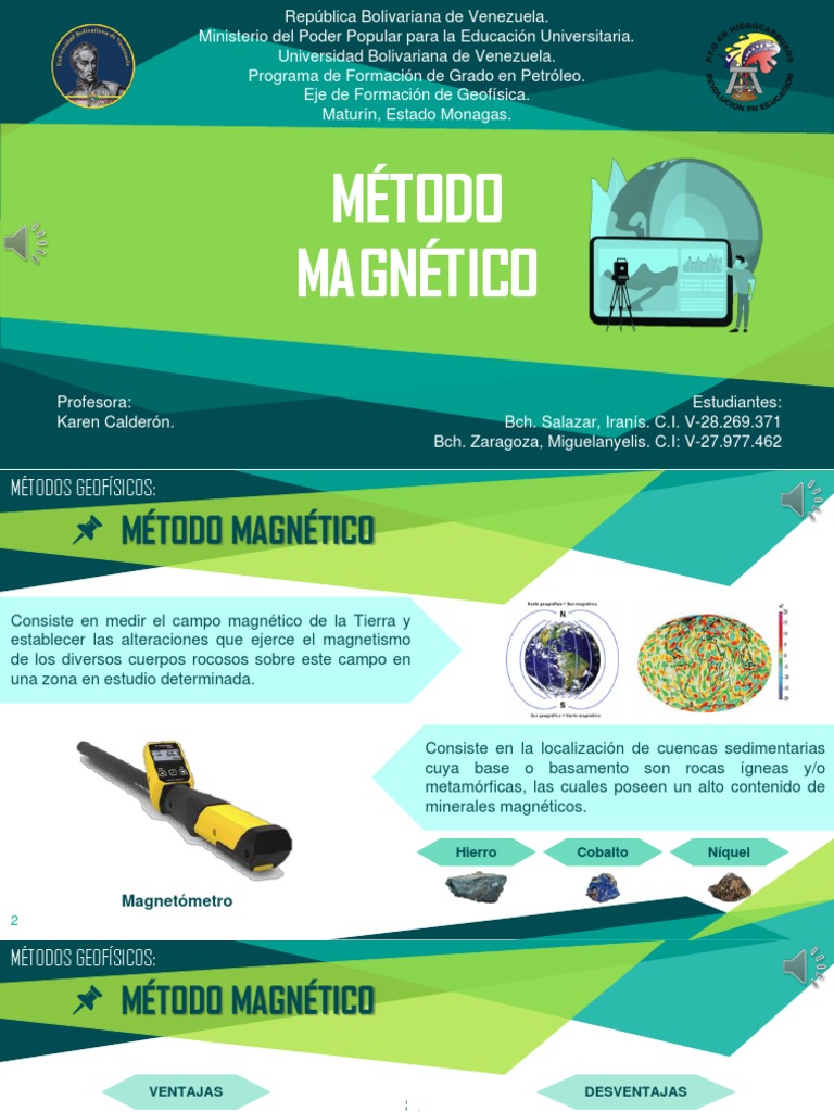 Método Magnético | PDF | Campo magnético de la tierra | Venezuela