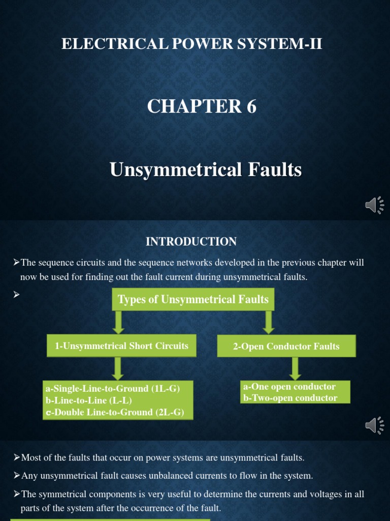 Electrical Power System-Ii: Unsymmetrical Faults | PDF | Physics | Electricity