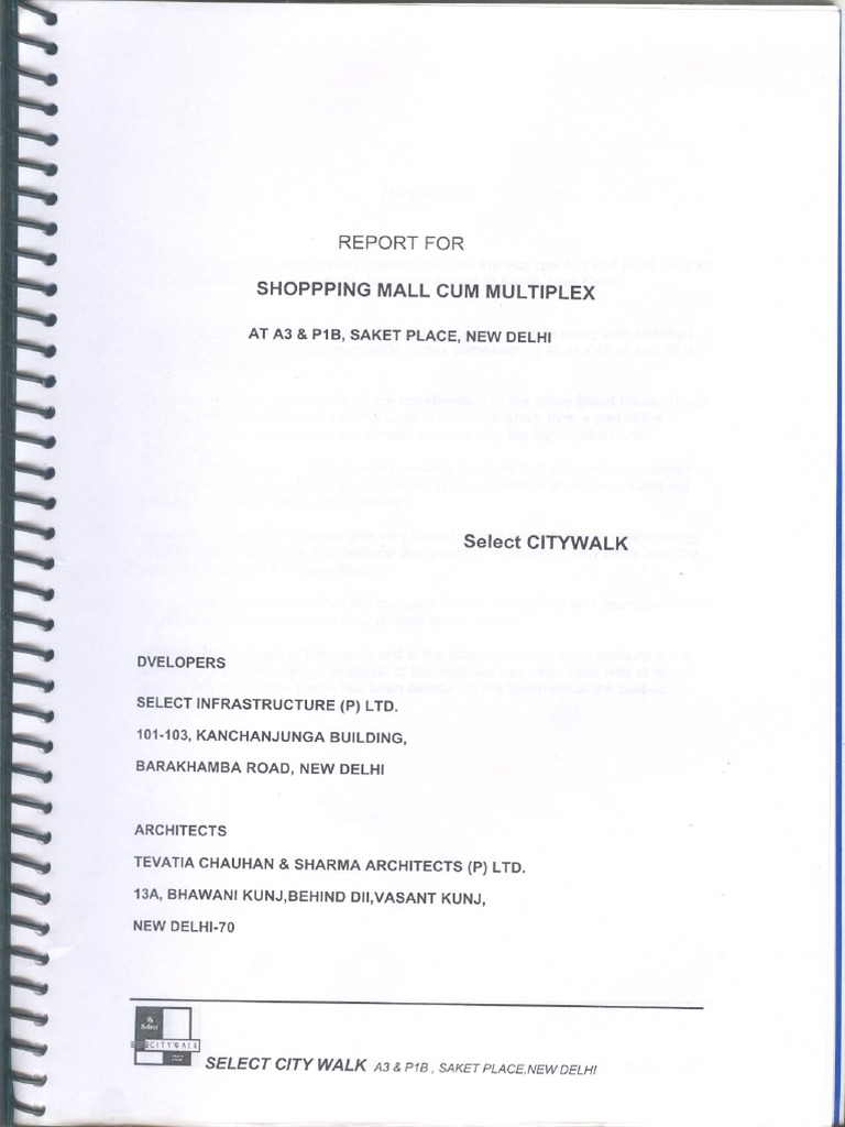 City Walk Report | PDF | Movie Theater | Entertainment