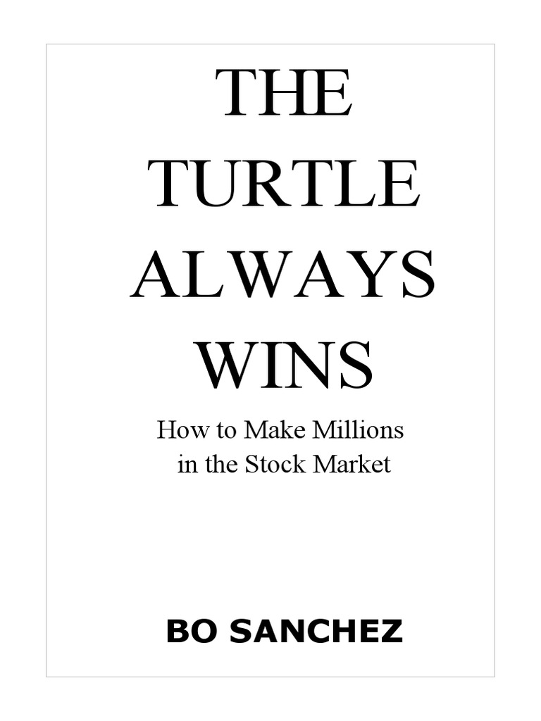 Turtle Always Wins by Bo Sanchez | Download Free PDF | Stocks | Banks