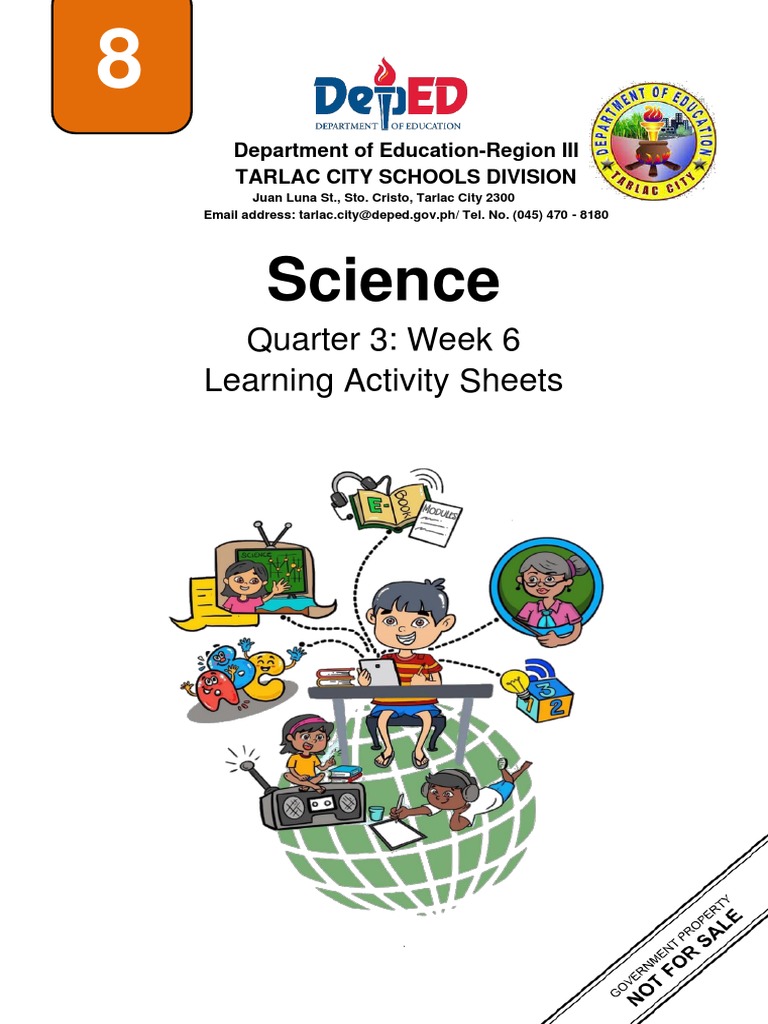 Science: Quarter 3: Week 6 Learning Activity Sheets | PDF | Ion | Atoms