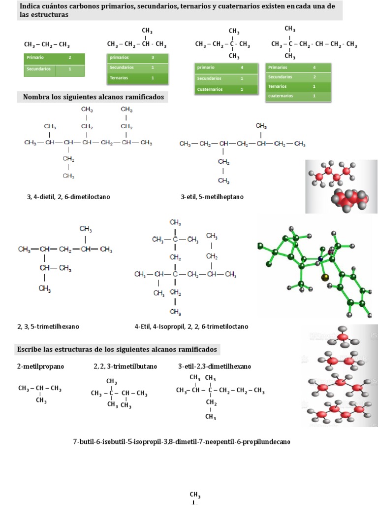 Ejercicios de Quimica Organica Resueltos | PDF | Benceno | Alcano