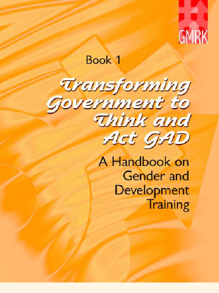 Gender Senstivity Training Handbook | PDF | Gender Role | Femininity