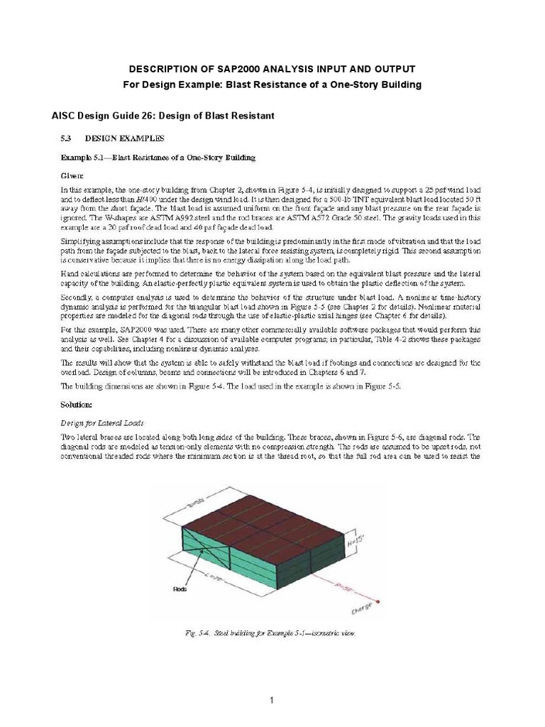Blast Resistant Building Design Guide | PDF | Computers | Technology ...