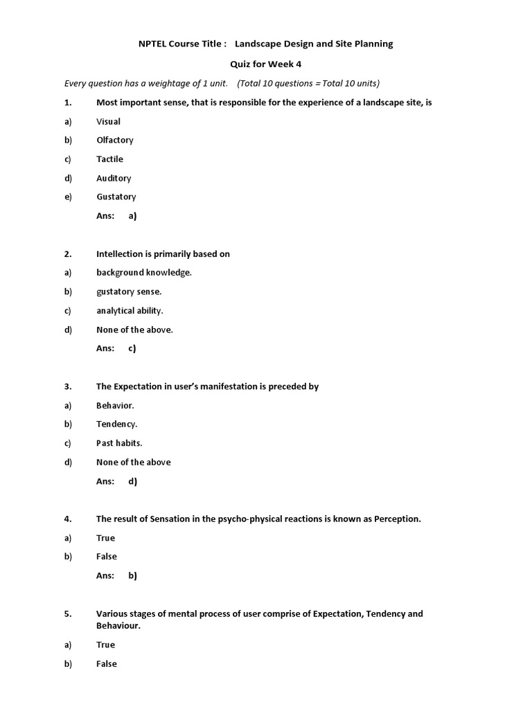 Week 4 Assignment Solution Pdf