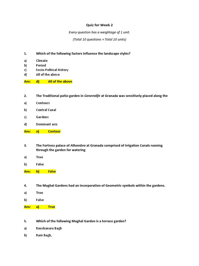 Week 2 Assignment Solution | PDF