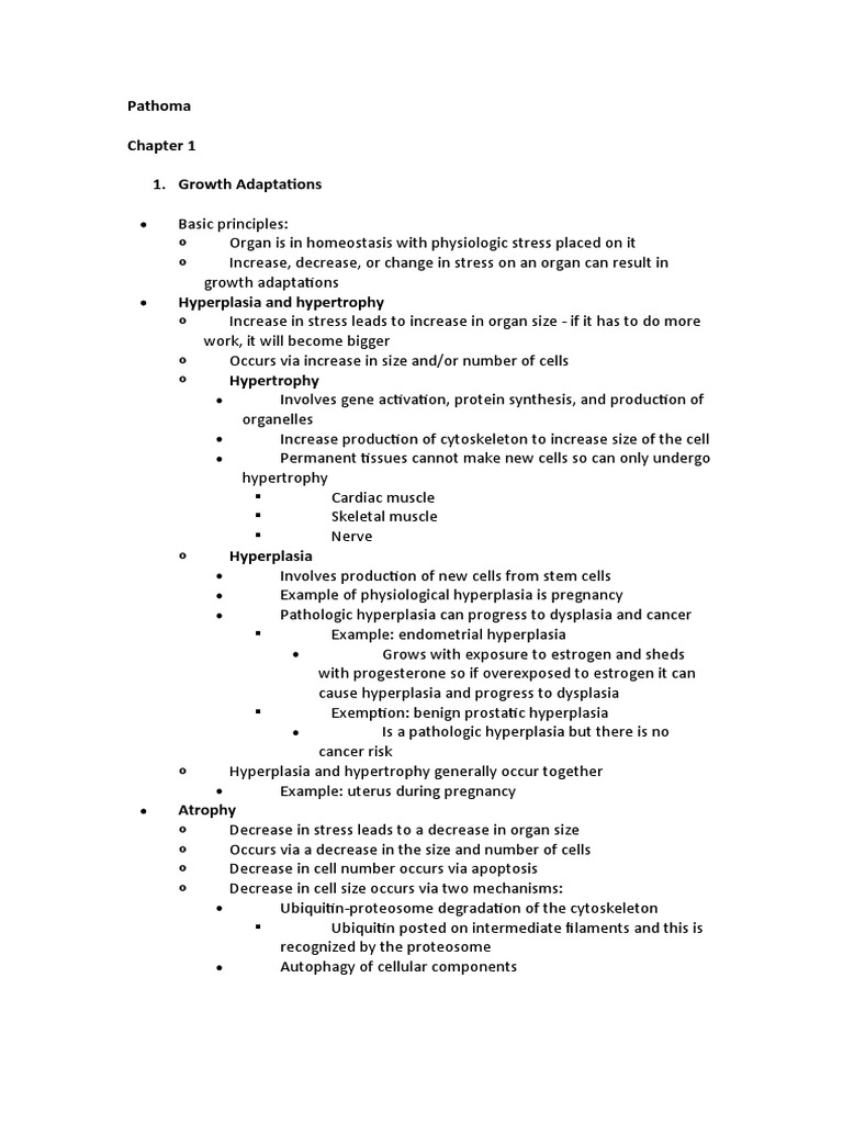 Pathoma - Chapter 1 | PDF | Necrosis | Apoptosis