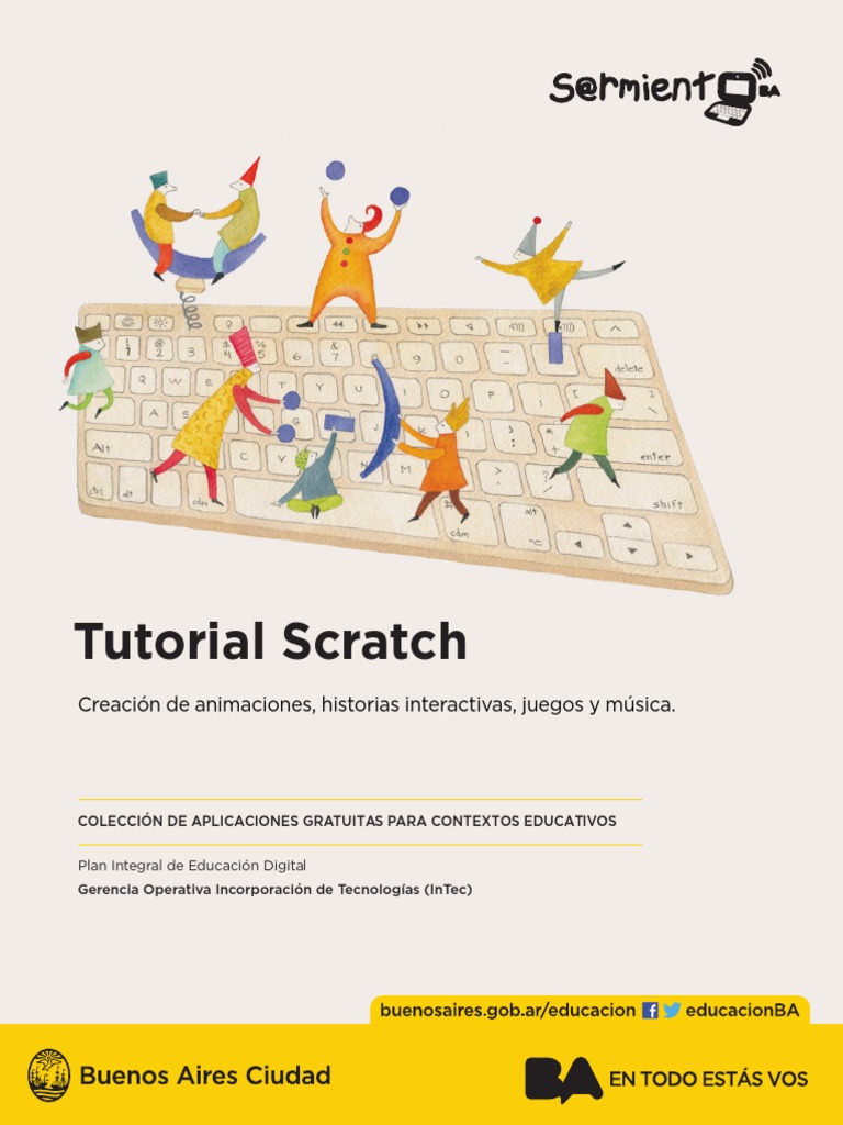 Tutorial Scratch | PDF | Scratch (lenguaje de programación) | Animación