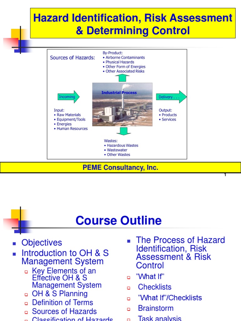 HIRADC: Steps in Risk Assessment | PDF | Hazards | Risk