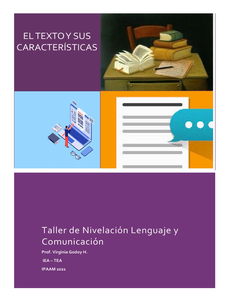 Características y Tipos de Texto | PDF | Párrafo | Comunicación humana