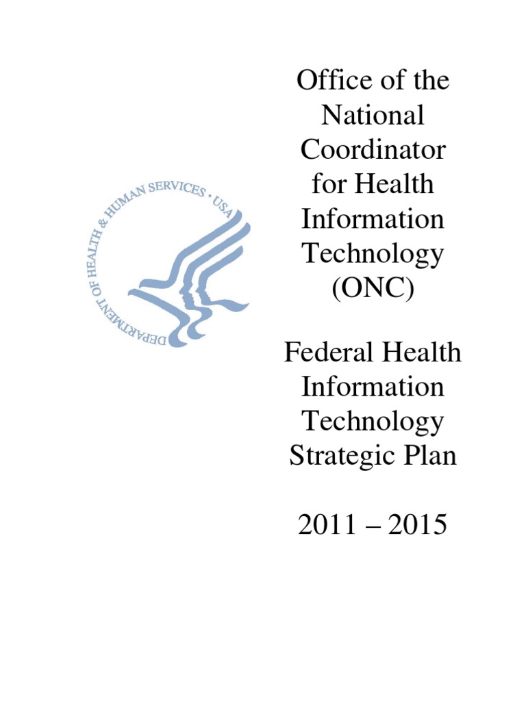 Federal Health IT Strategic Plan, 2011 - 2015 | PDF