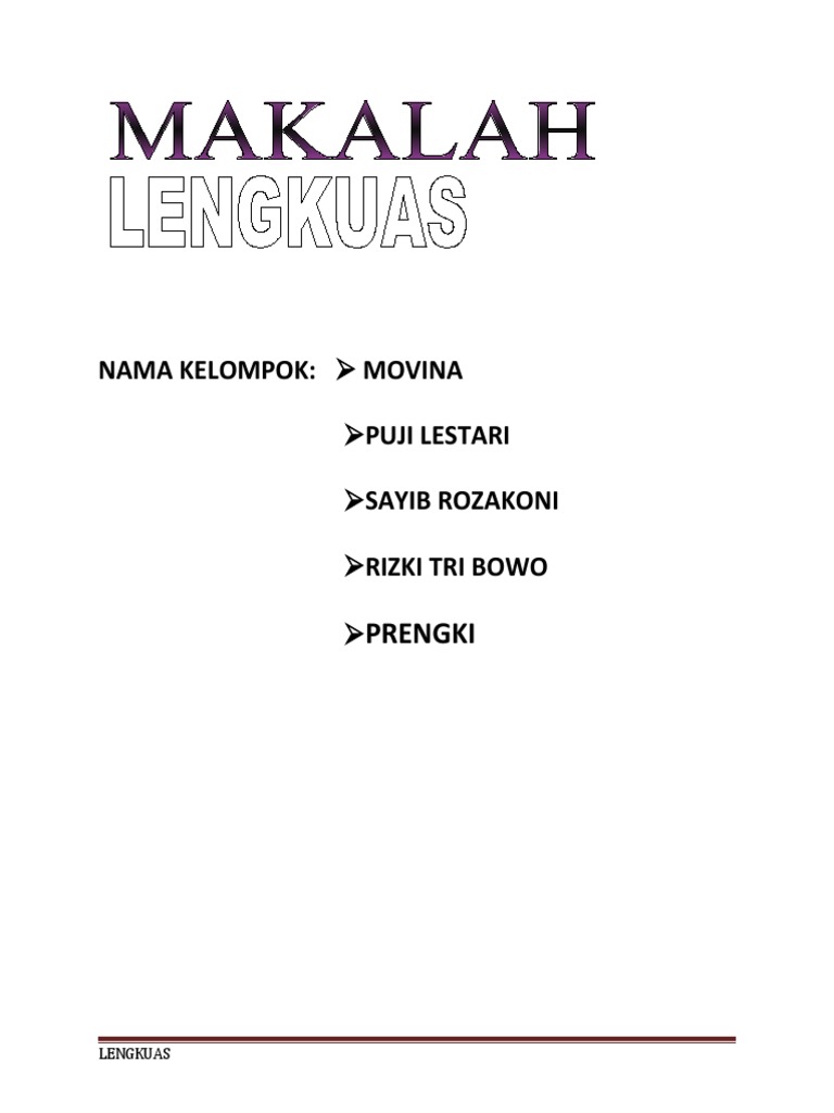 LENGKUAS | PDF