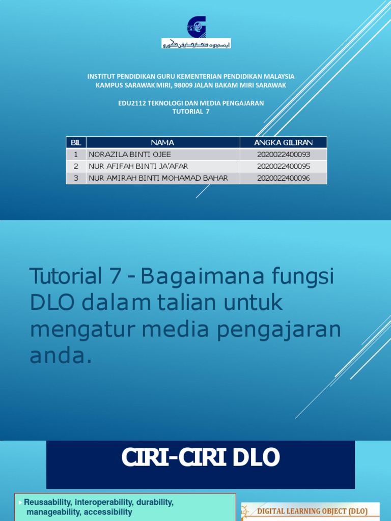 Edup2112-Tutorial 7 | PDF