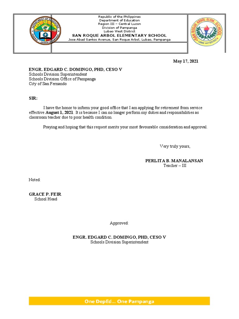 May 17, 2021 Engr. Edgard C. Domingo, PHD, Ceso V: San Roque Arbol ...