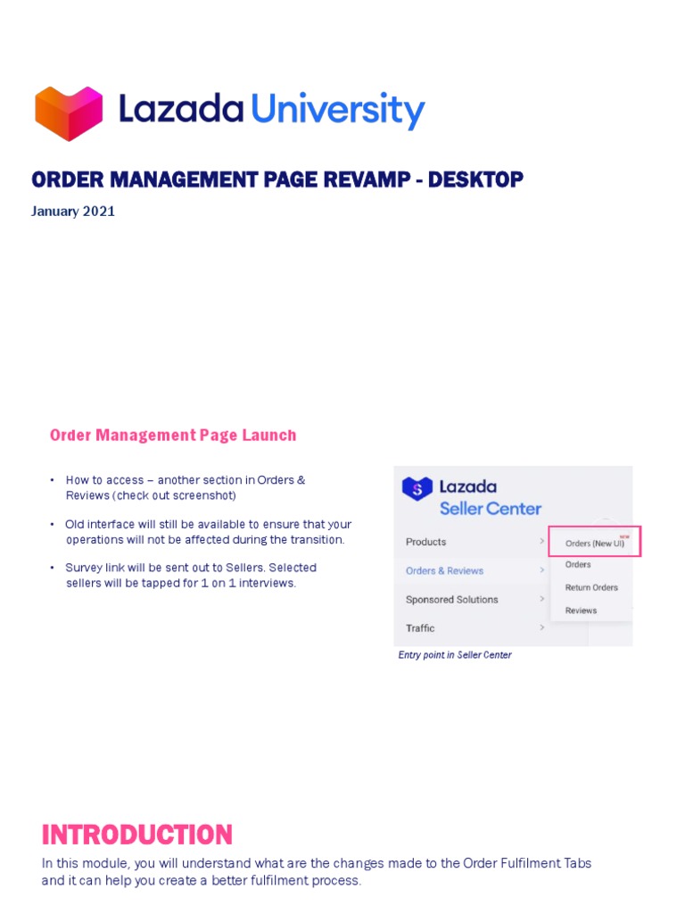 Order Management Revamp | PDF | Business | Computing