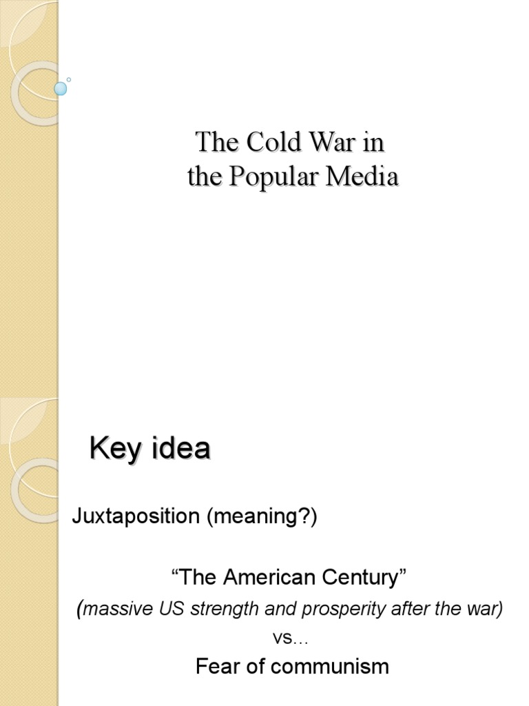 Domestic Cold War Effects | PDF