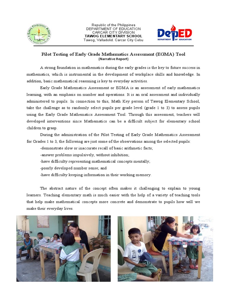 Narrative EGMA | PDF