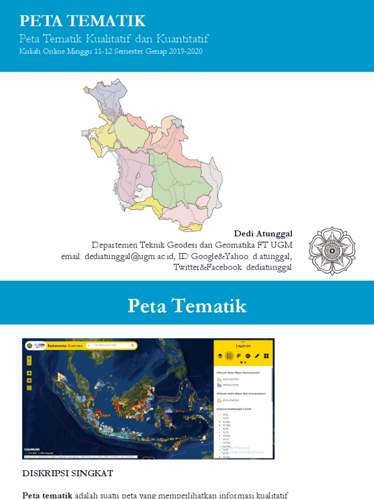 Peta Tematik Kualitatif Dan Kuantitatif (M10-M11) | PDF | Metode ...