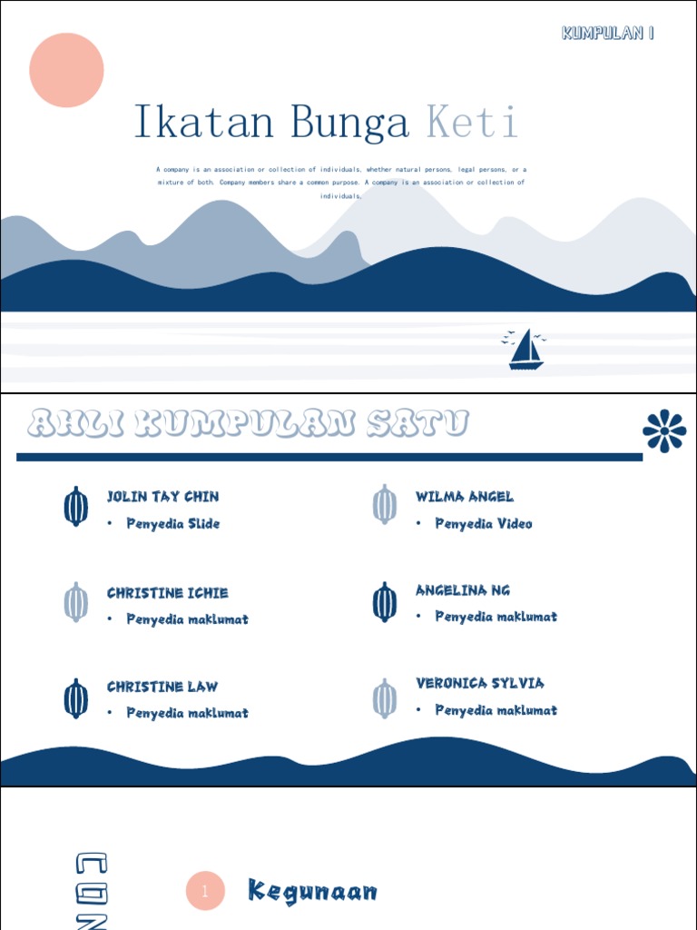 PJK Kumpulan 1 Ikatan Bunga Keti | PDF