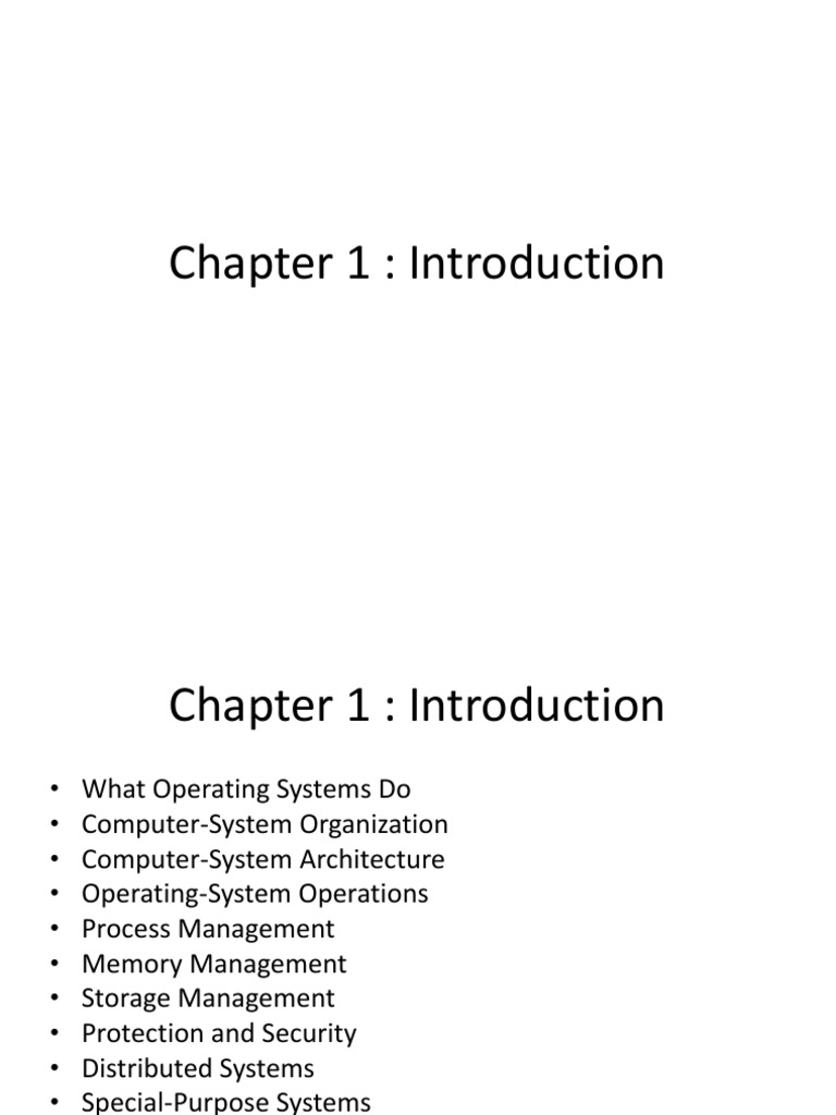 Introduction To OS | PDF | Process (Computing) | Computer Data Storage