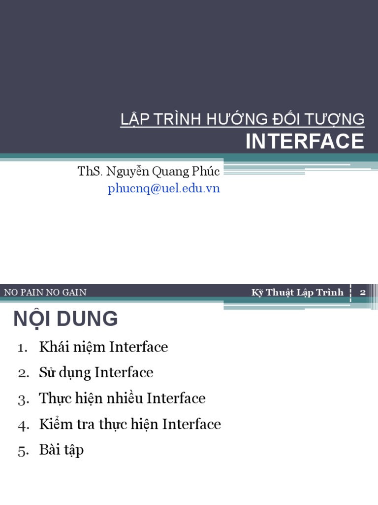 (B8) Interface | PDF