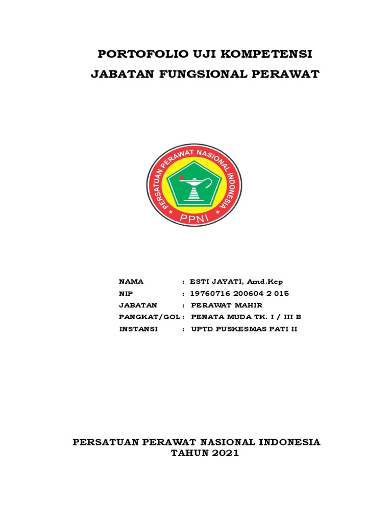 Cover Portofolio Ukom | PDF