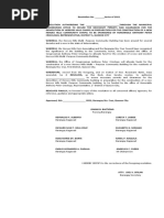 RESOLUTION SIGNATORIES Editable | PDF | Notary Public | Philippines