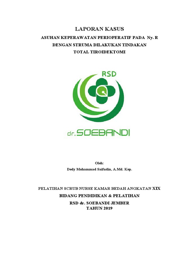 Asuhan Keperawatan Struma Tiroidektomi | PDF | Pengembangan Diri