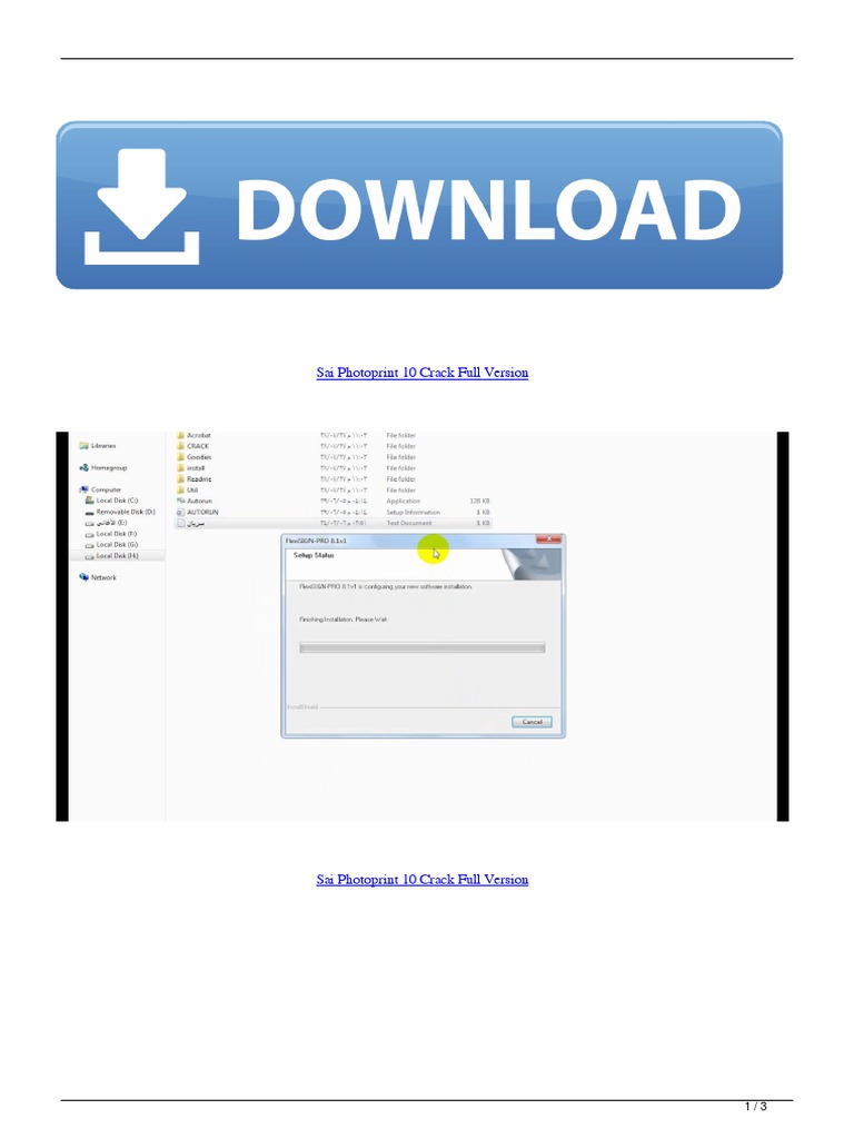 Sai Photoprint 10 Crack Full Version | PDF | Computing Platforms | Microsoft Windows