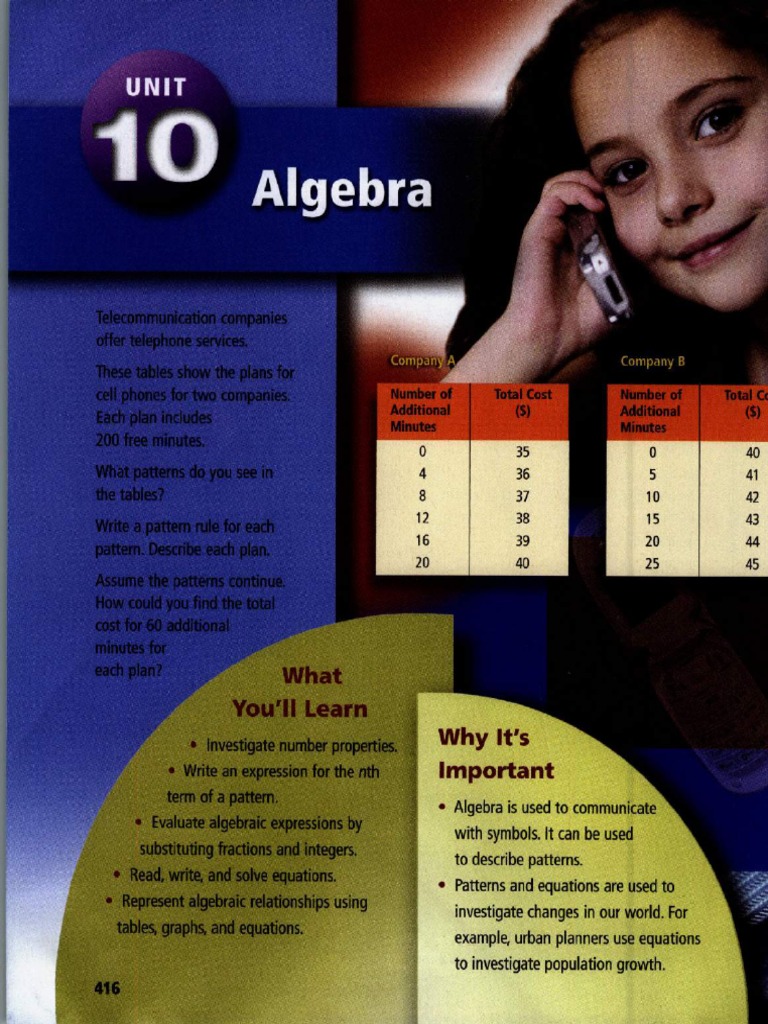 Math Makes Sense 8 Textbook - Unit 10 | PDF