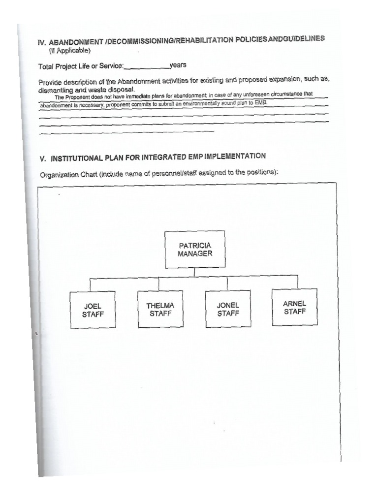 Abandonment ECC Requirement | PDF