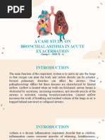 Case Study of Bronchial Asthma in Acute Exacerbation | PDF | Asthma | Respiratory Tract