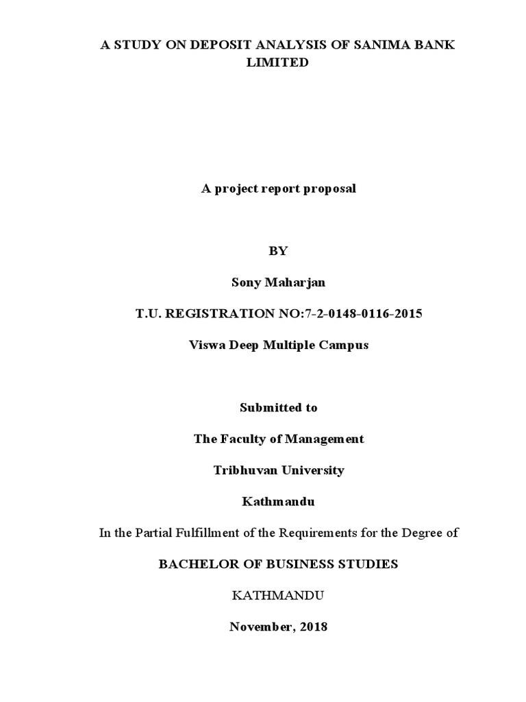 An Analysis of Deposit of | PDF | Deposit Account | Banks