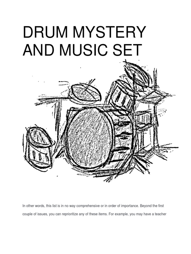 Drum Mystery and Music Set | PDF