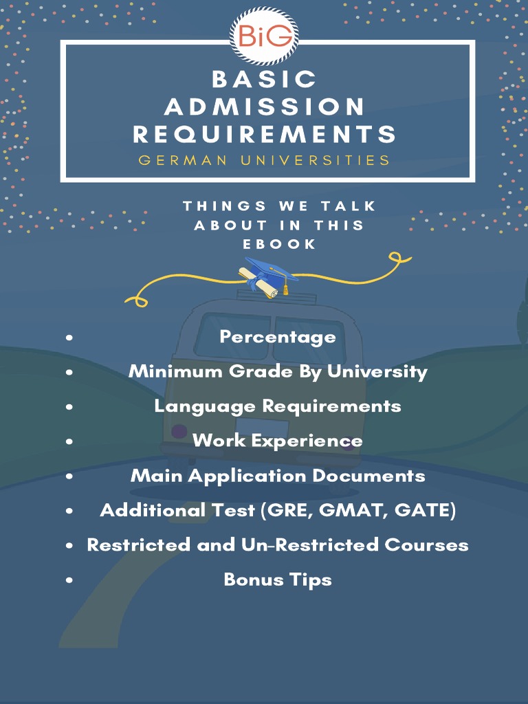 Basic Admission Requirements | PDF