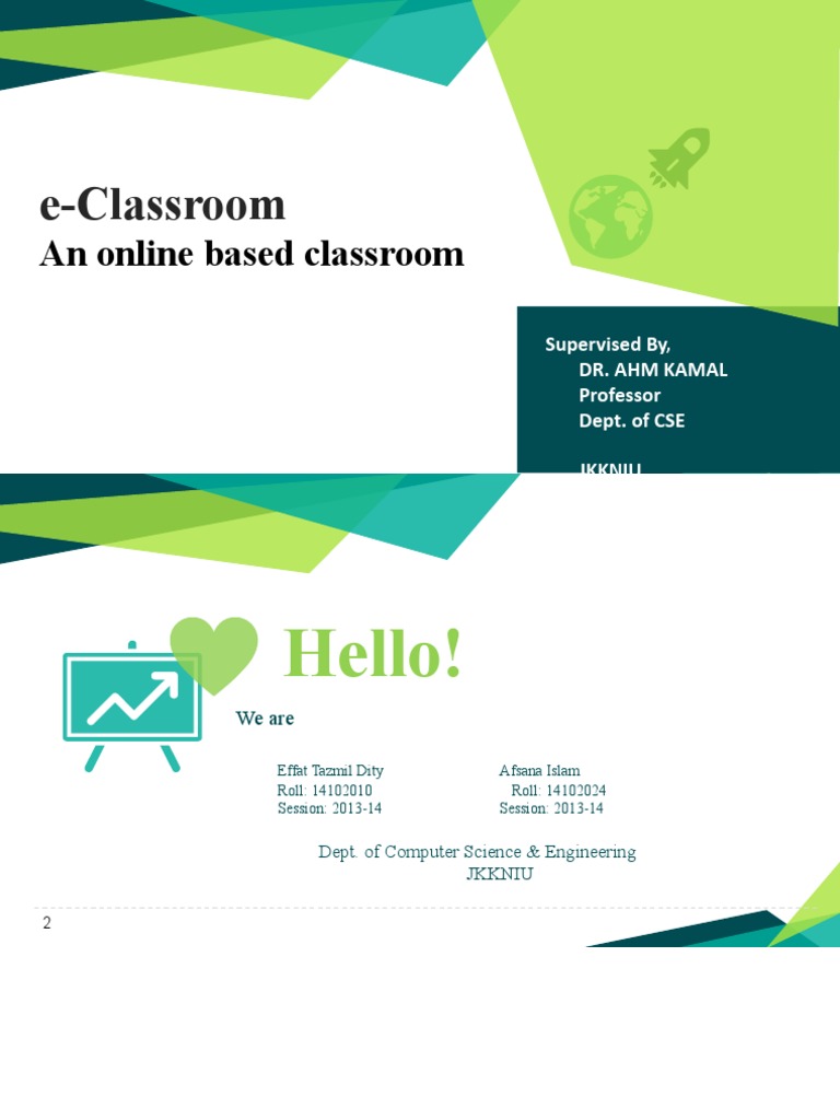 E-Classroom: An Online Based Classroom | PDF | Classroom | Internet