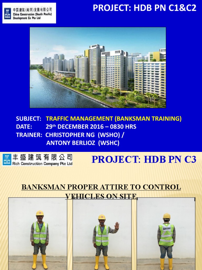 Banksman Training for Traffic Management | PDF | Traffic | Vehicles