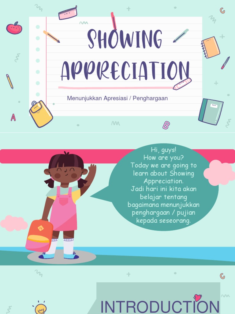 Showing Appreciation | PDF