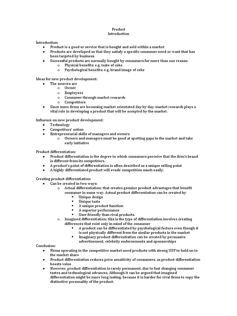 Product 'Introduction' | PDF | Brand | Business Economics