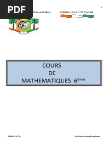 Documents et PDF Enseignement des mathématiques | Scribd