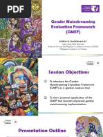 GMEF: Framework for Gender Mainstreaming | PDF | Audit | Gender