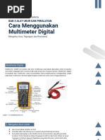 Panduan Lengkap Menggunakan Multimeter | PDF
