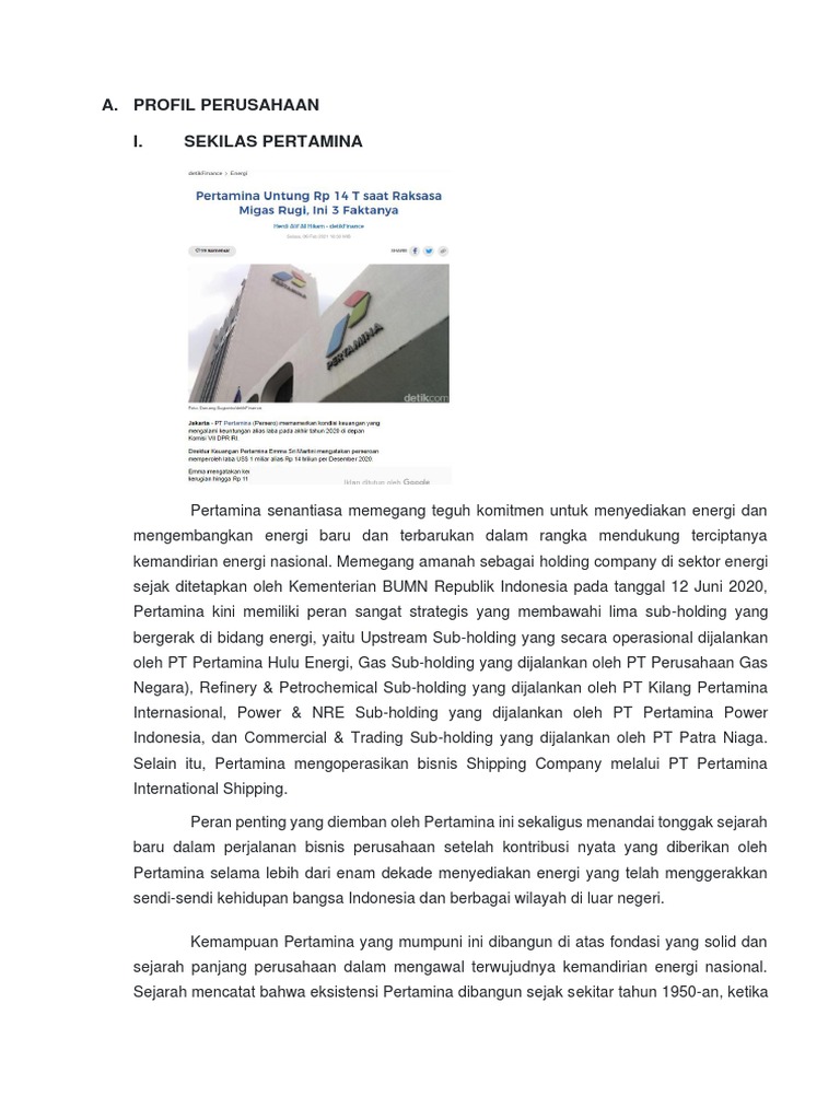 Benchmarking PT Pertamina | PDF