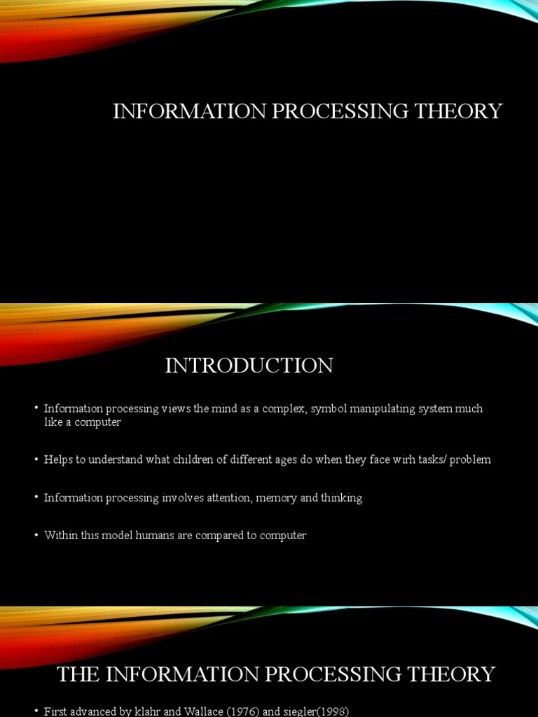 Understanding the Stages of Information Processing: A Summary of Key ...