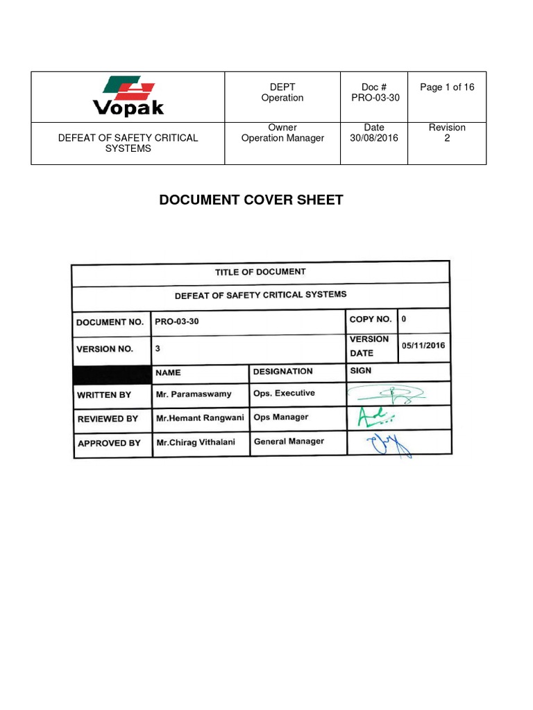 Defeat Safety Critical Systems Procedure | PDF | Risk Assessment | Safety