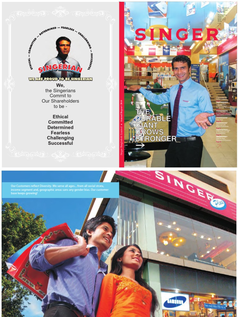 Singer Annual Report 2010 | PDF | Revenue | Equity (Finance)