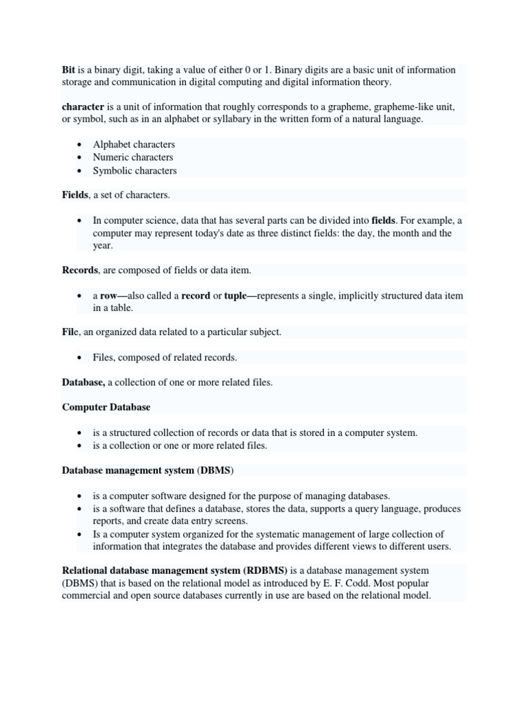 Database Management System Pdf Relational Database Databases