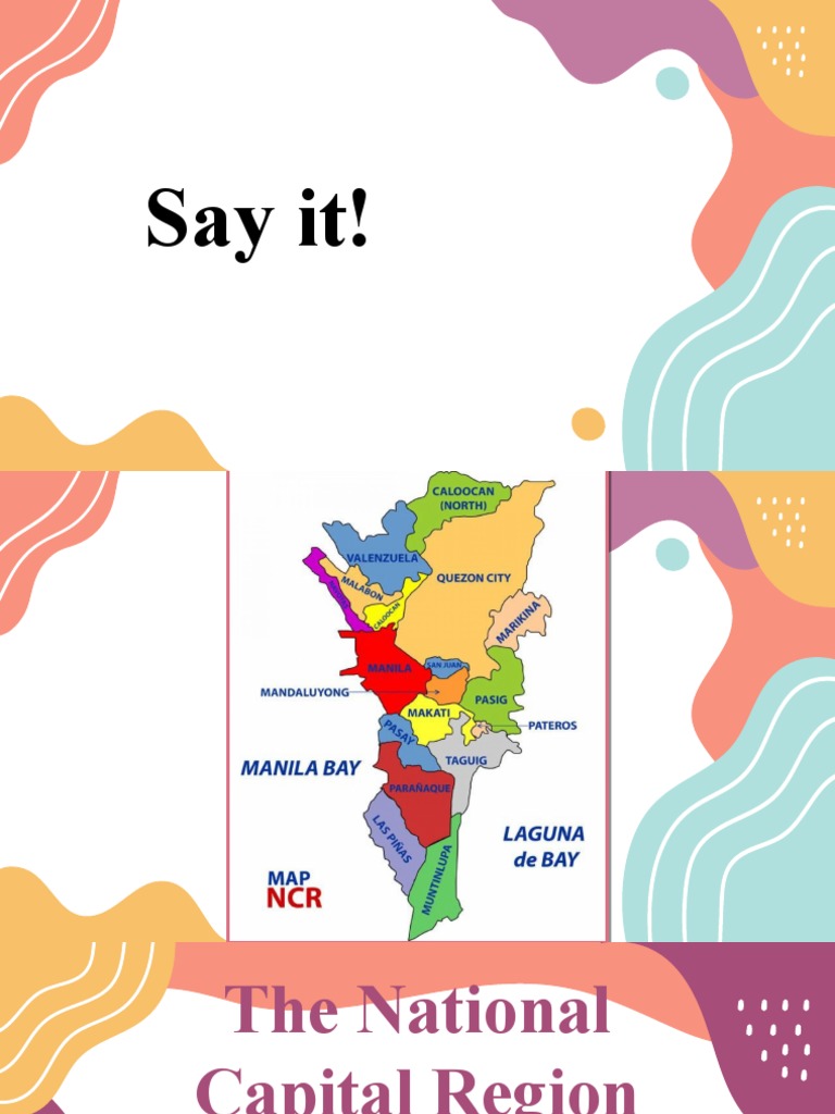 NCR - National Capital Region (Metro Manila) of The Philippines | PDF ...